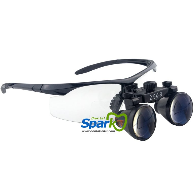 2.5 x Magnification Professional Dental Loupes by Spark Adjustable ...